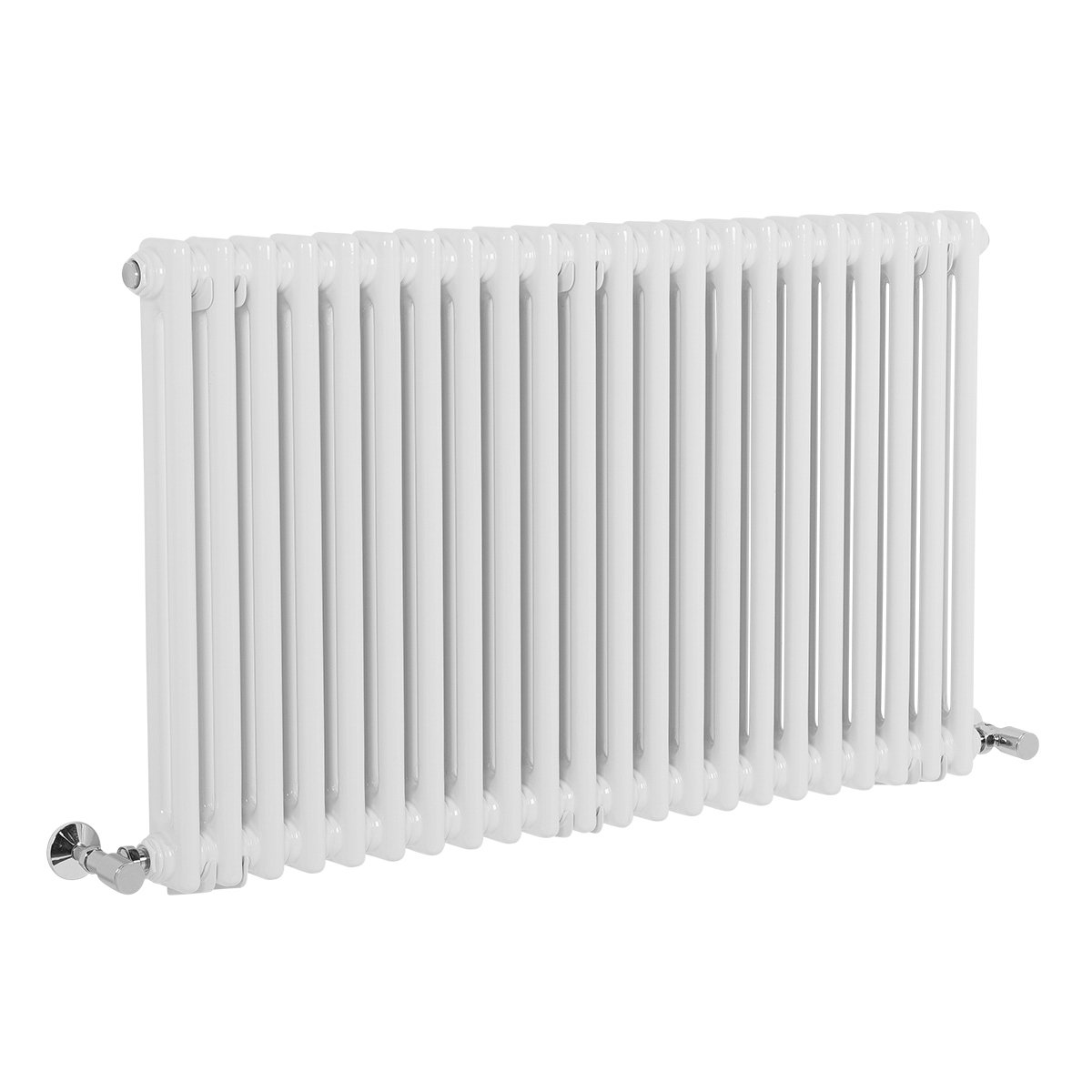 Horizontal Traditional Radiator Column Central Heating White Anthracite ...