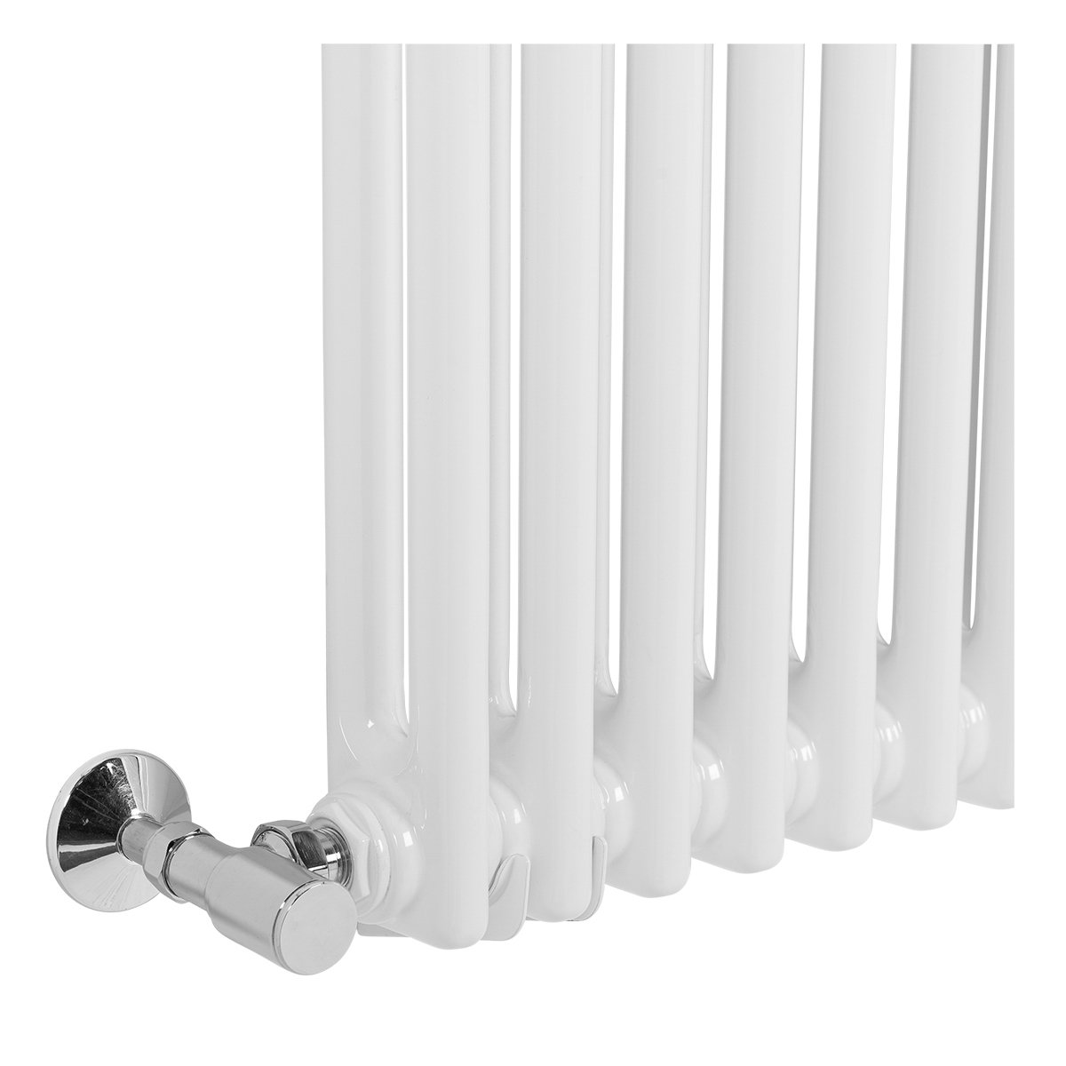 Horizontal Traditional Radiator Column Central Heating White Anthracite ...